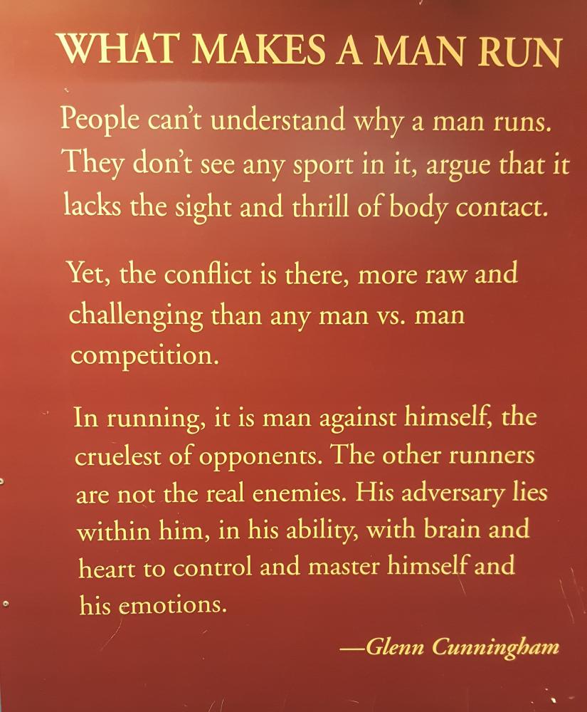 News - Forged By Fire - Glenn Cunningham Story 2/9/2017